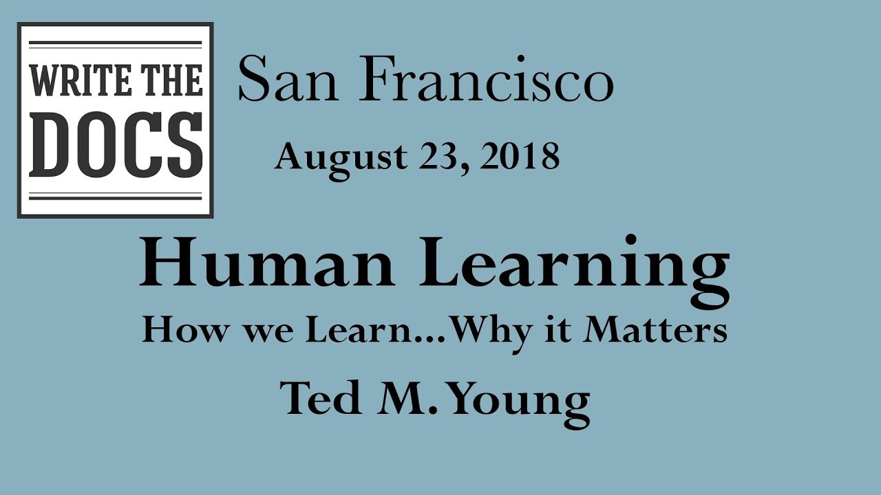 Human Learning: How we Learn, Why it Matters - YouTube