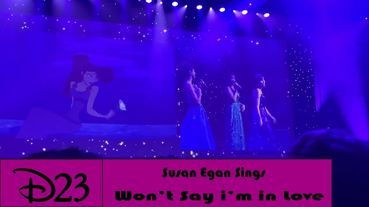 D23 Expo 2024 Susan Egan Sings Won’t Say I’m in Love - YouTube