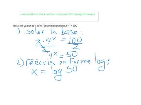 Les logarithmes partie 3 - YouTube