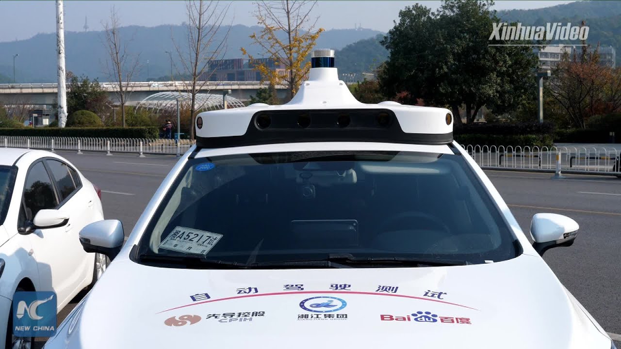 Self-driving taxis open to public in China's Changsha - YouTube
