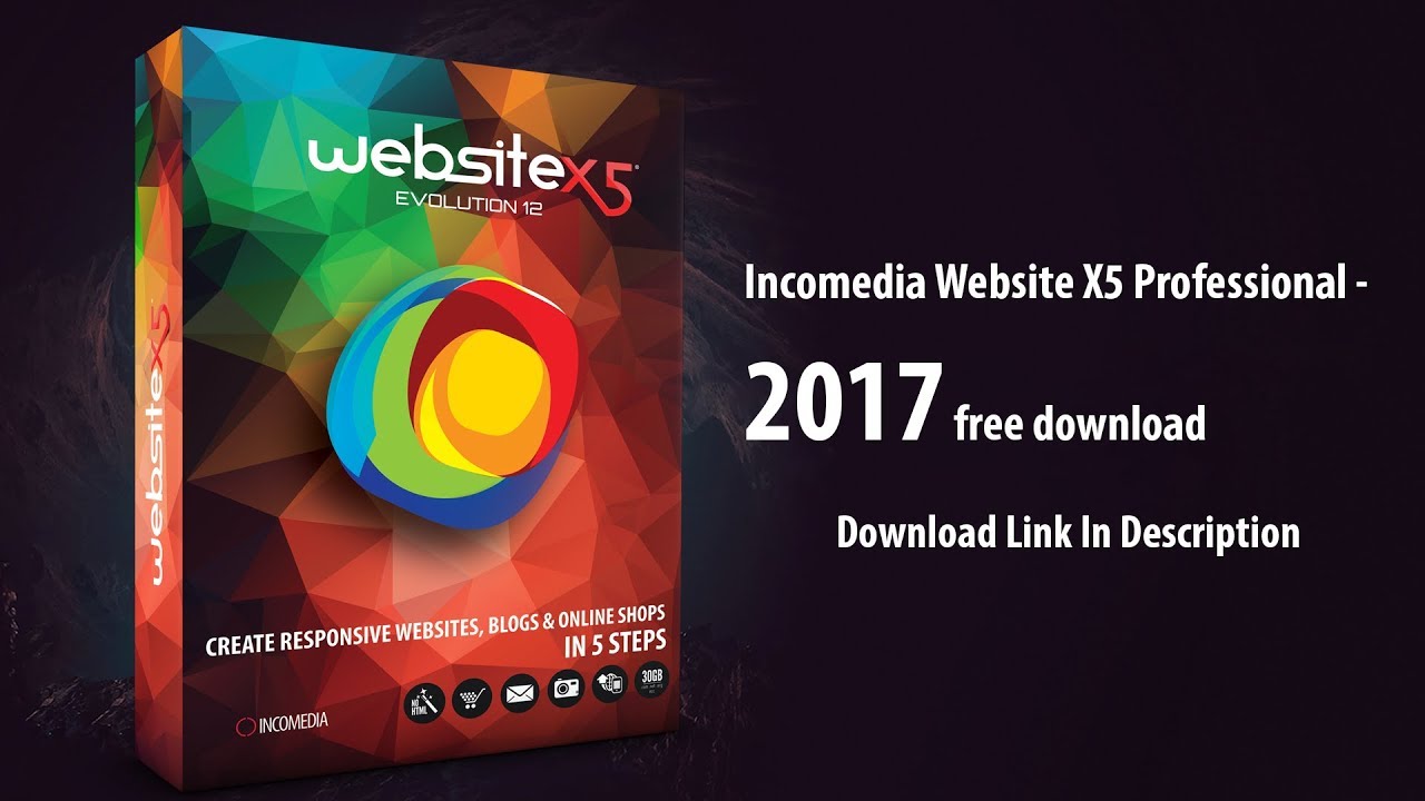 Incomedia Website X5 Professional - 2017 free download create a website ...