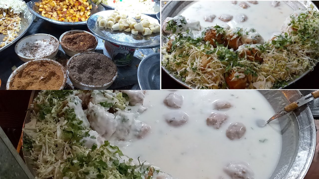 Channa Allo mix Fruits Masla special Godra wali Chaat - YouTube