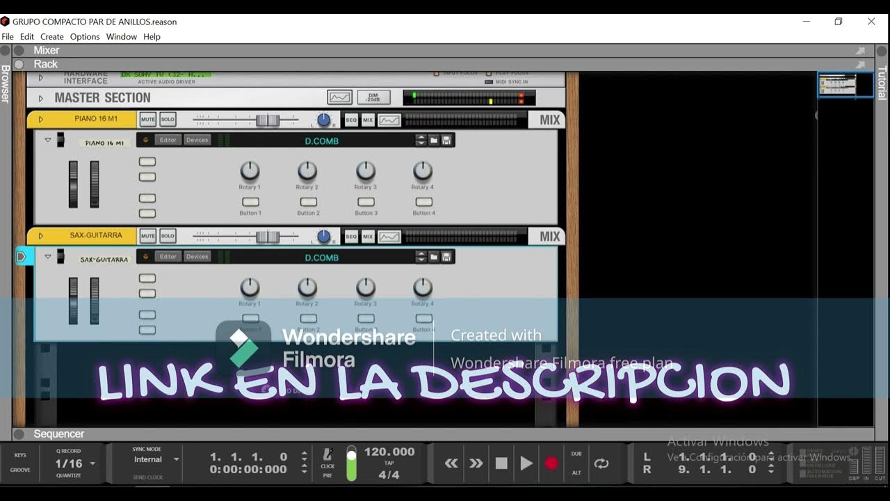 SAMPLES REASON 12 "GRUPO COMPACTO PAR DE ANILLOS" - YouTube