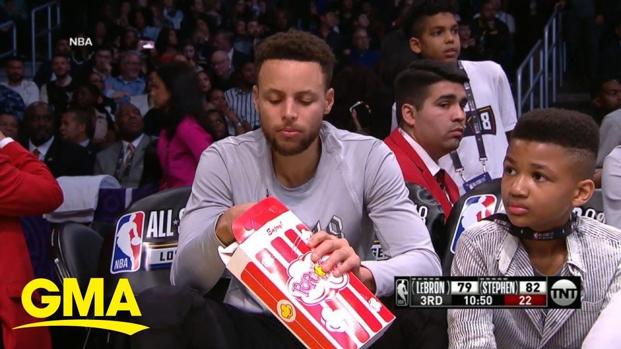 Steph Curry ranks NBA arenas' popcorns | GMA - YouTube
