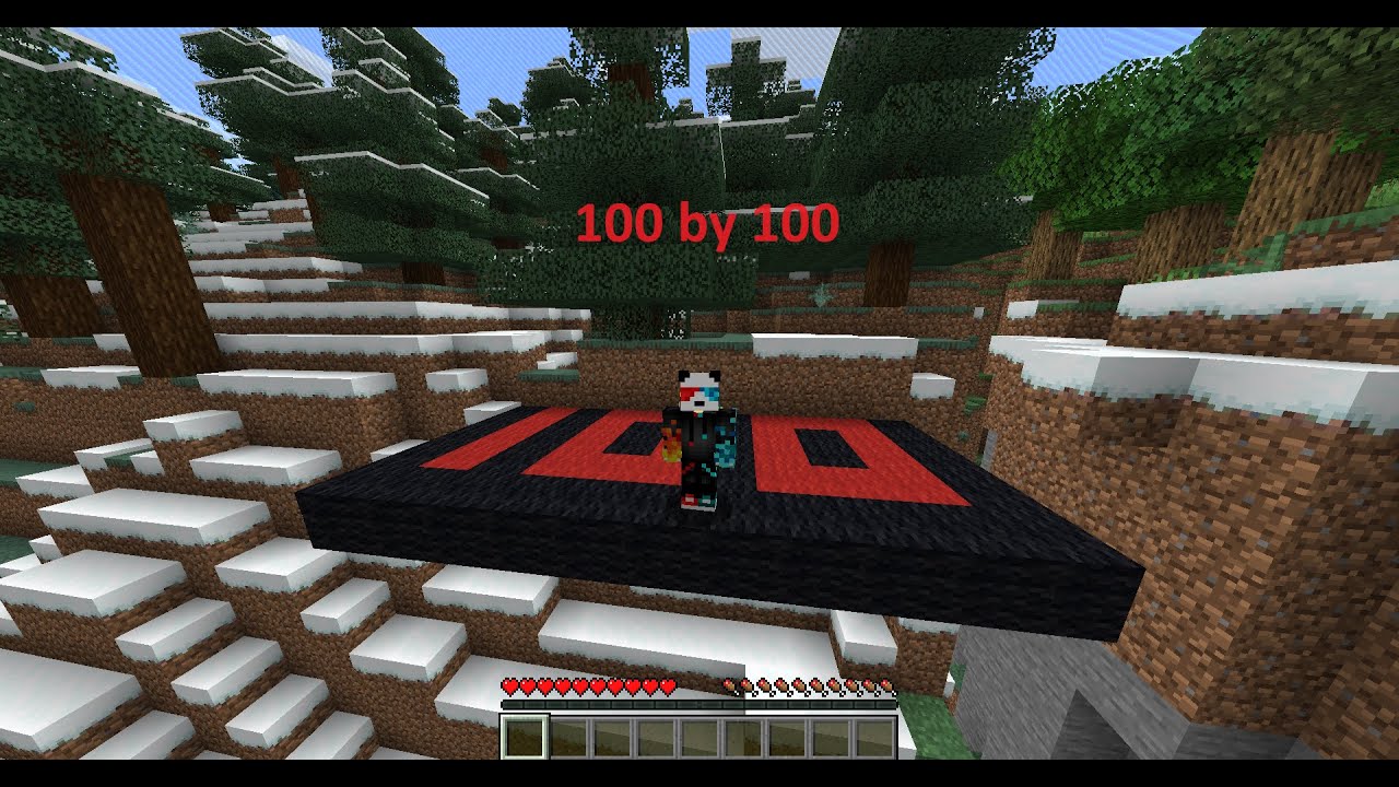 100 by 100 world border challenge - YouTube