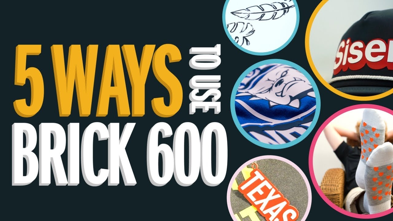 5 NEW Ways to Use Brick® 600 HTV! - YouTube