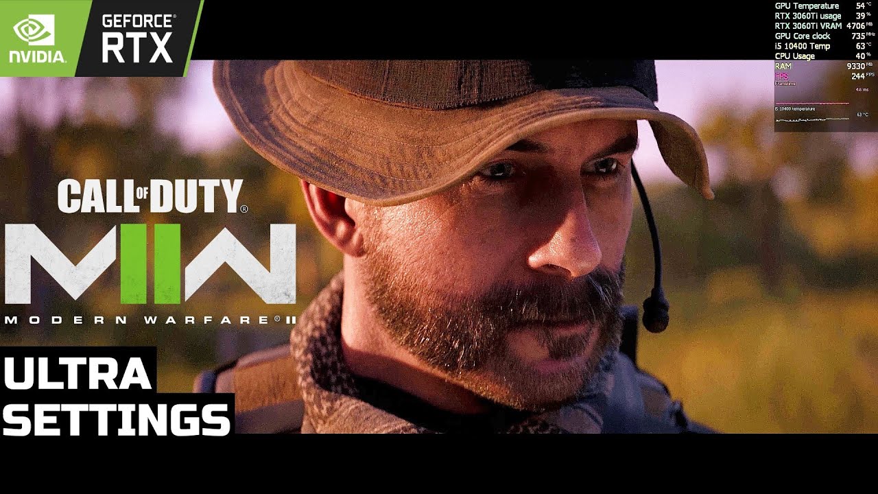 Call of Duty Modern Warfare 2 PC Ultra Settings Gameplay Nvidia RTX ...