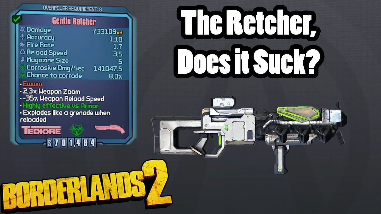 Borderlands 2: The Retcher, Does it Suck? - YouTube