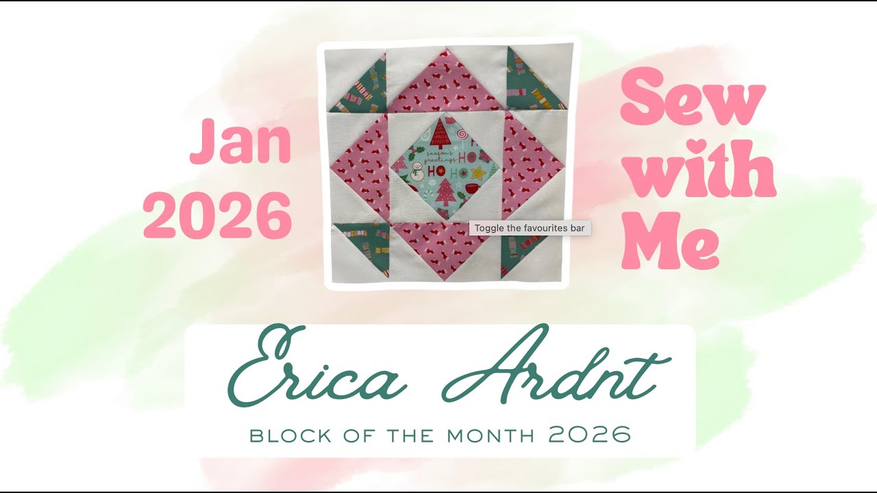 Erica Ardnt - Sew with Me - January BOM Sew-Along - my stitch along and ...