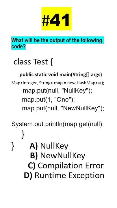 Quiz-41 #crackjavainterview #LearnJava #java #quiz #interview #coding #spring #tricks # ...