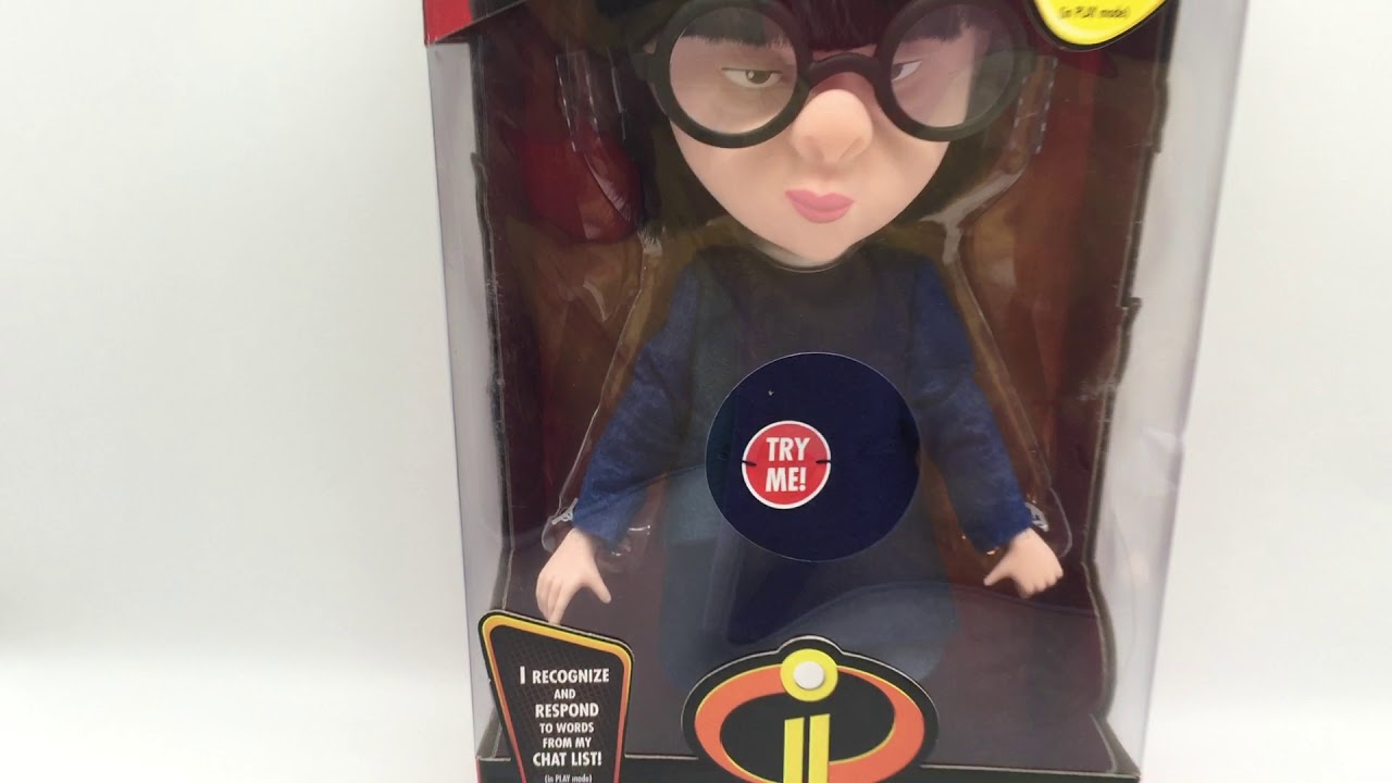 Muñeca Edna Moda Los Increibles 50 Frases Ingles 36cm - YouTube