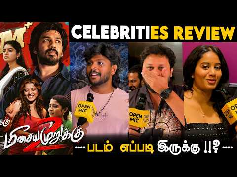VJ Sindhu and Team Meesaya Murukku 2 - Celebrities Review | Hiphop Tamizha | Khushbu Sundar