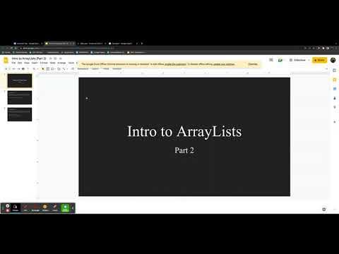 Shrihith teaches you ArrayList Methods in Java Part 2 - YouTube