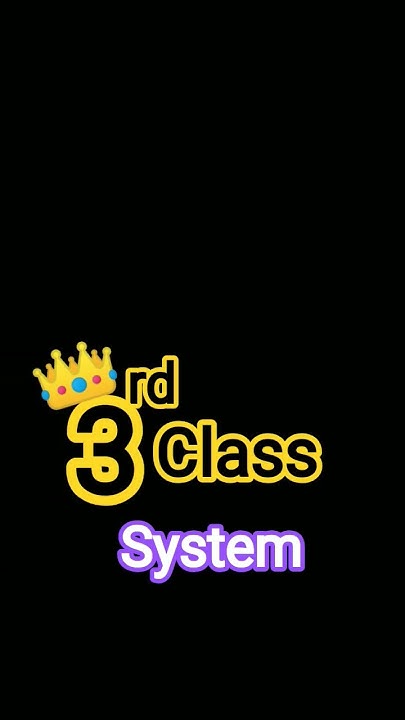 The power of 3rd class - YouTube