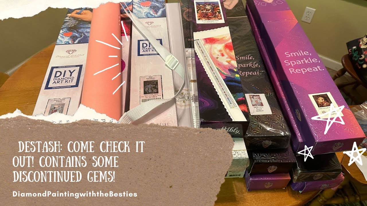 Destash Time: Diamond Art Club, Diymoonshop, Craftibly, DBD & More ...