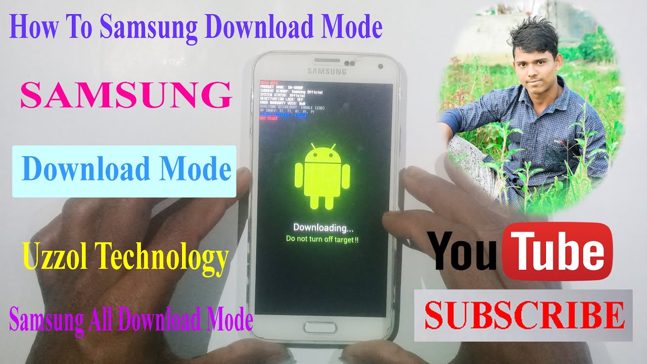 How To Samsung Download Mode /(Uzzol Technology) - YouTube
