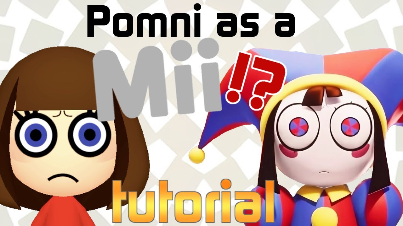 How to Make a Pomni (TADC) Mii - As A Mii (Ep.4) - YouTube