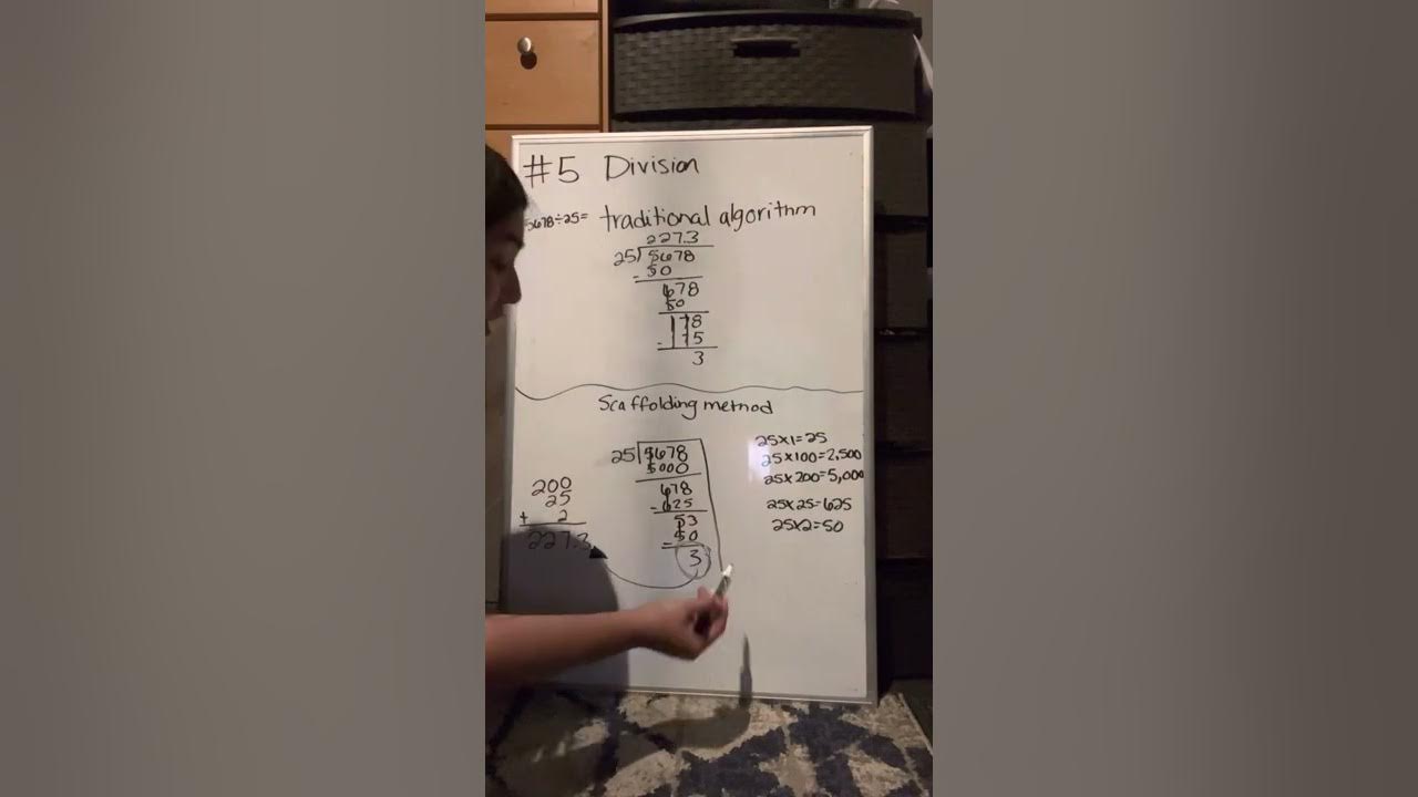 #5 Scaffolding Method Division - YouTube