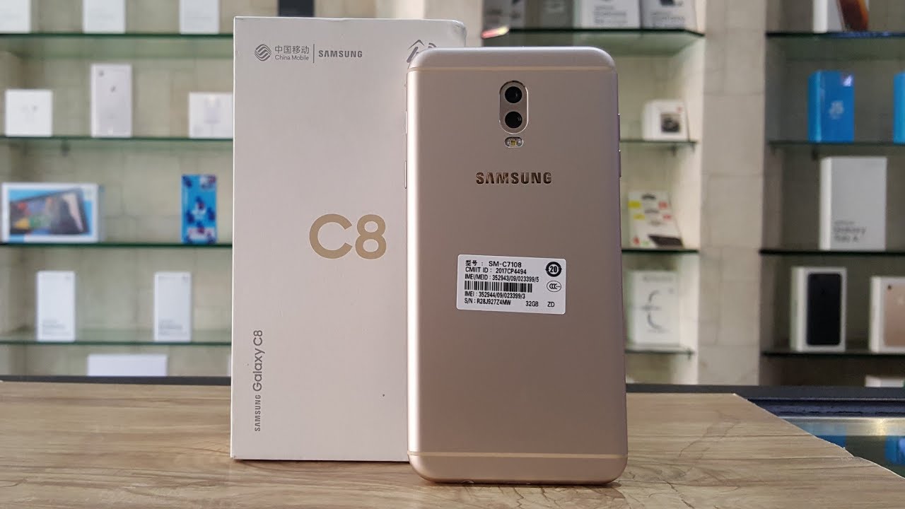 Samsung Galaxy C8 Gold | Samsung C8 Gold Unboxing | Full Review - YouTube