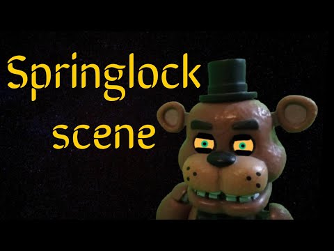 FNAF Movie- Springlock Scene *Stop Motion* - YouTube