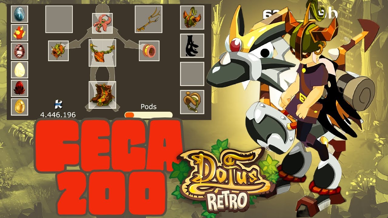 DOFUS RETRO | Set Del Feca LvL 200 | Serveur Beta - YouTube