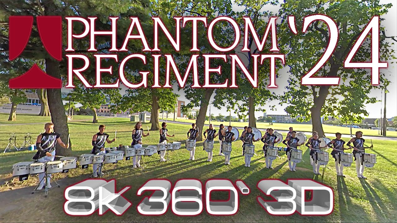 2024 Phantom Regiment Battery - 8k 360° 3D VR - YouTube
