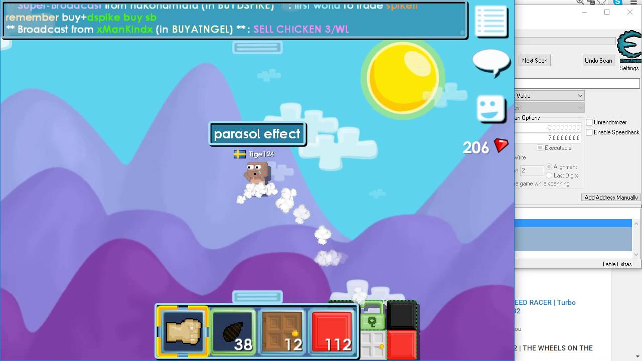 How to Hack CLoth With cheat Engine 2.25 Growtopia - YouTube