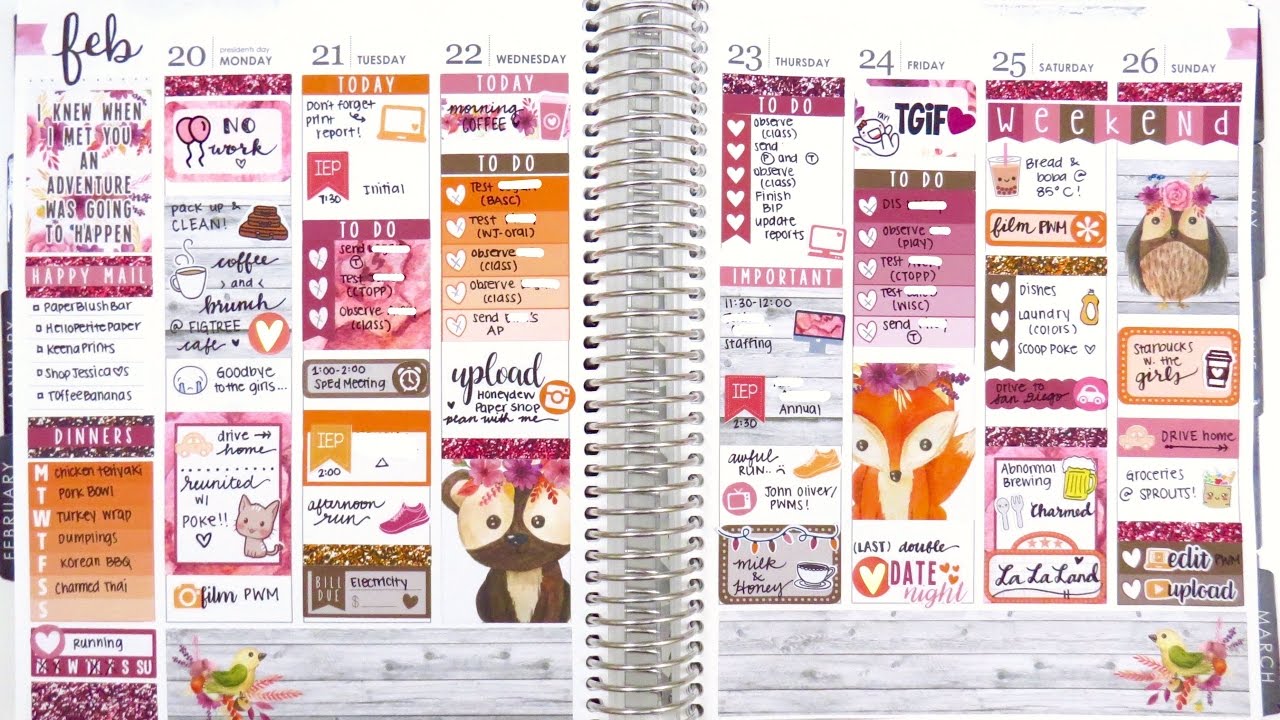 Plan with Me: Ft. Piper Paper Company - YouTube