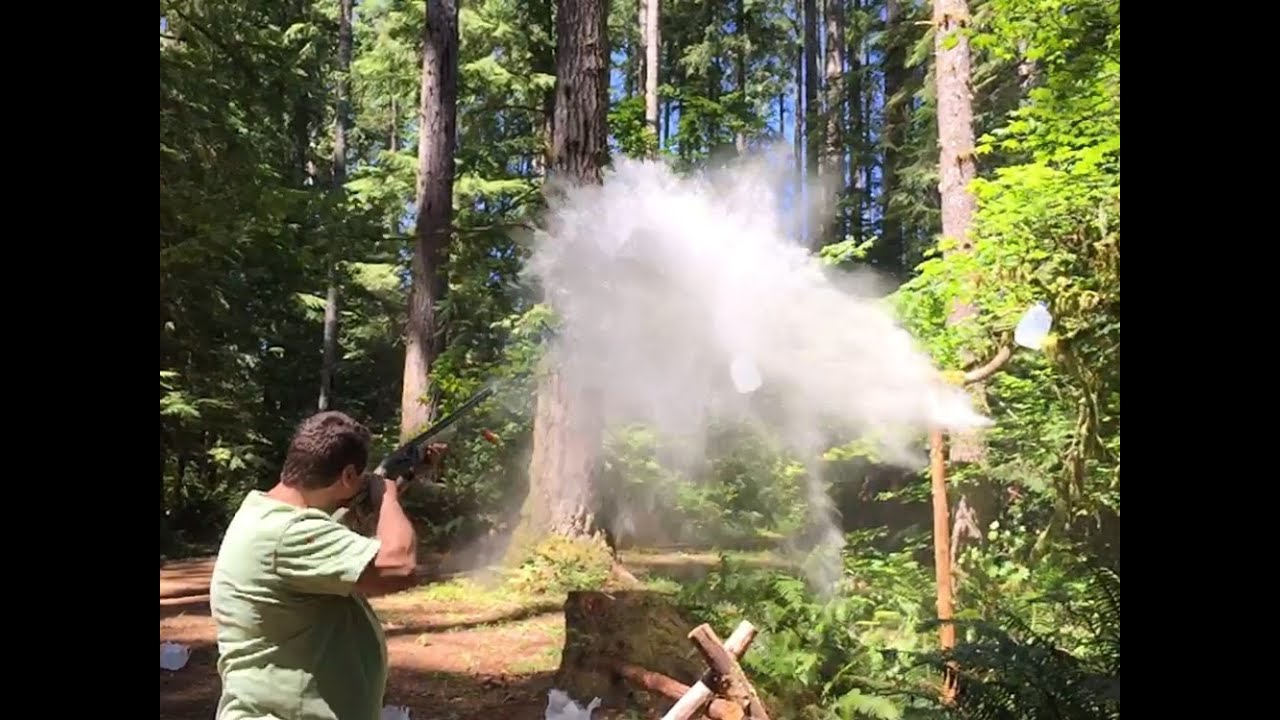 Shotgun Water Jug Explosions (in slo-mo) - YouTube