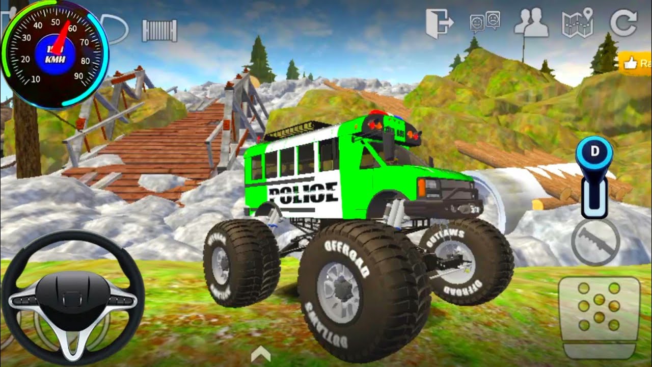 Offroad Outlaws - Police Car 4 Player Mud Racing / 3D Driving Cars IOS ...