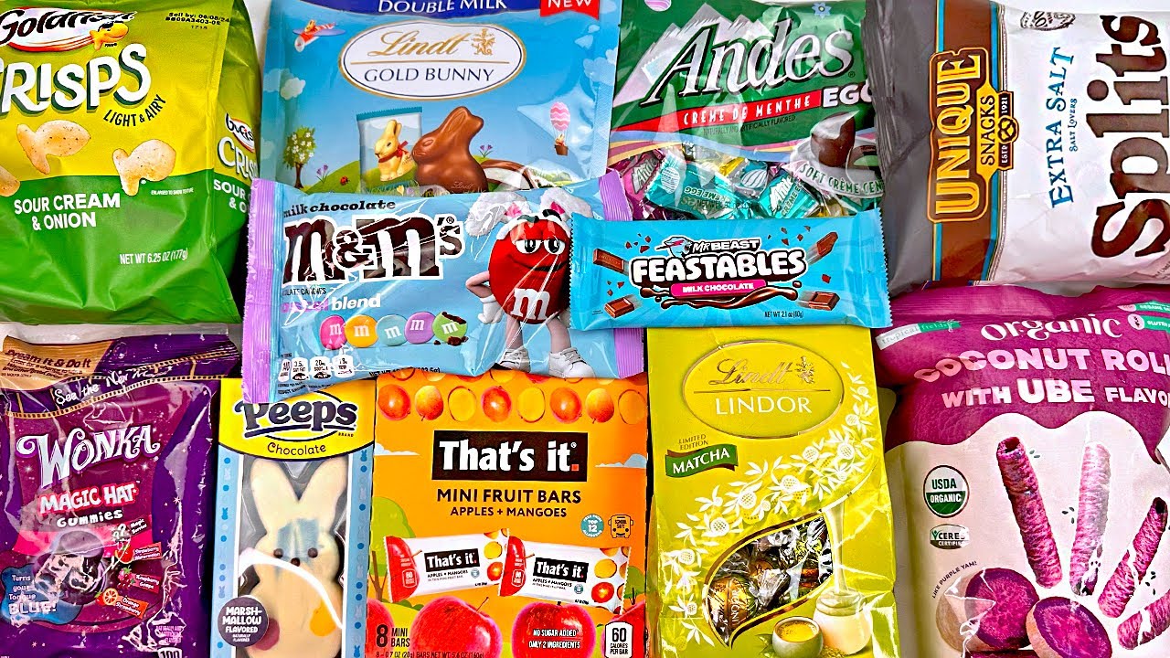 NEW SNACKS Goldfish Crisps, Lindt Gold Bunny, MrBeast Feastables, Peeps ...