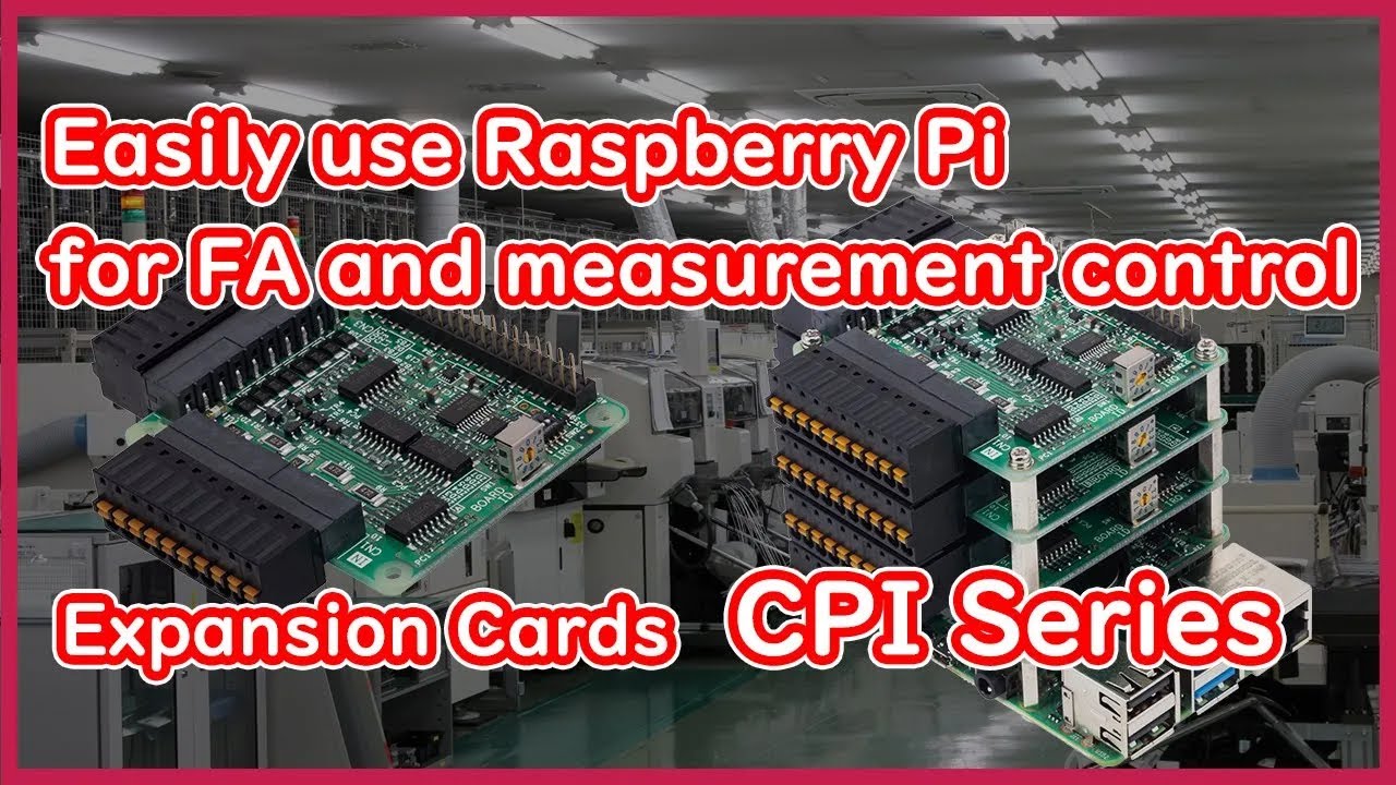 [CONTEC] Raspberry Pi Expansion Card [CPI Series] Product Introduction - YouTube