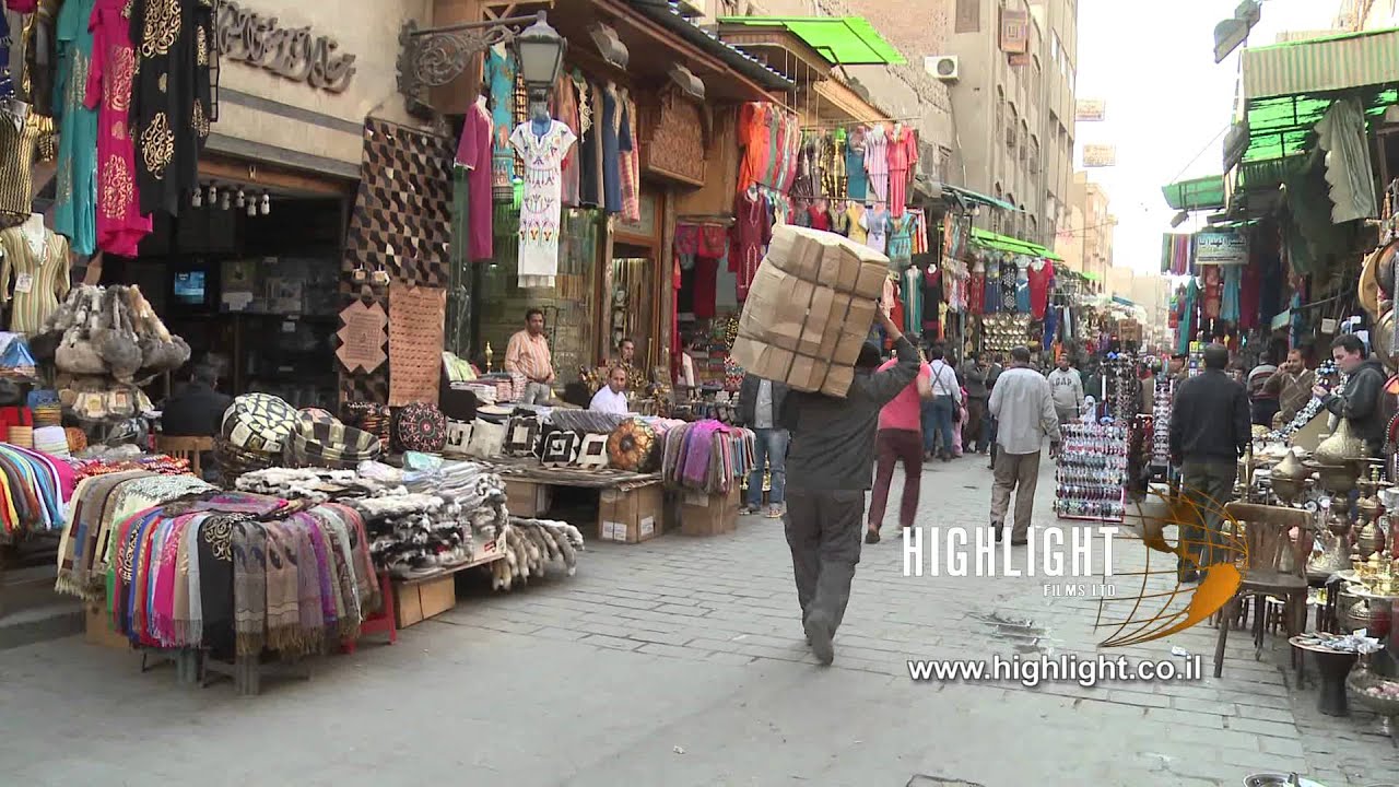 Egypt 034 - Egypt Stock Footage: HD footage of Khan al Halili market ...