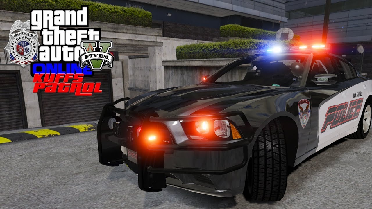 Patrolling the Streets! | FiveM KUFFS vRP GTA Roleplay (Police) - YouTube