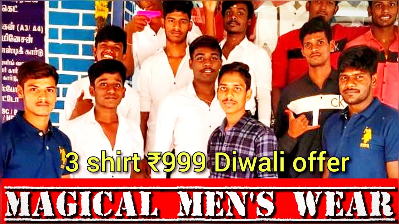 PARAMATHI VELUR NO.1 MEN'S WEAR SHOP...MAGICAL MEN'S WEAR ...DIWALI ...