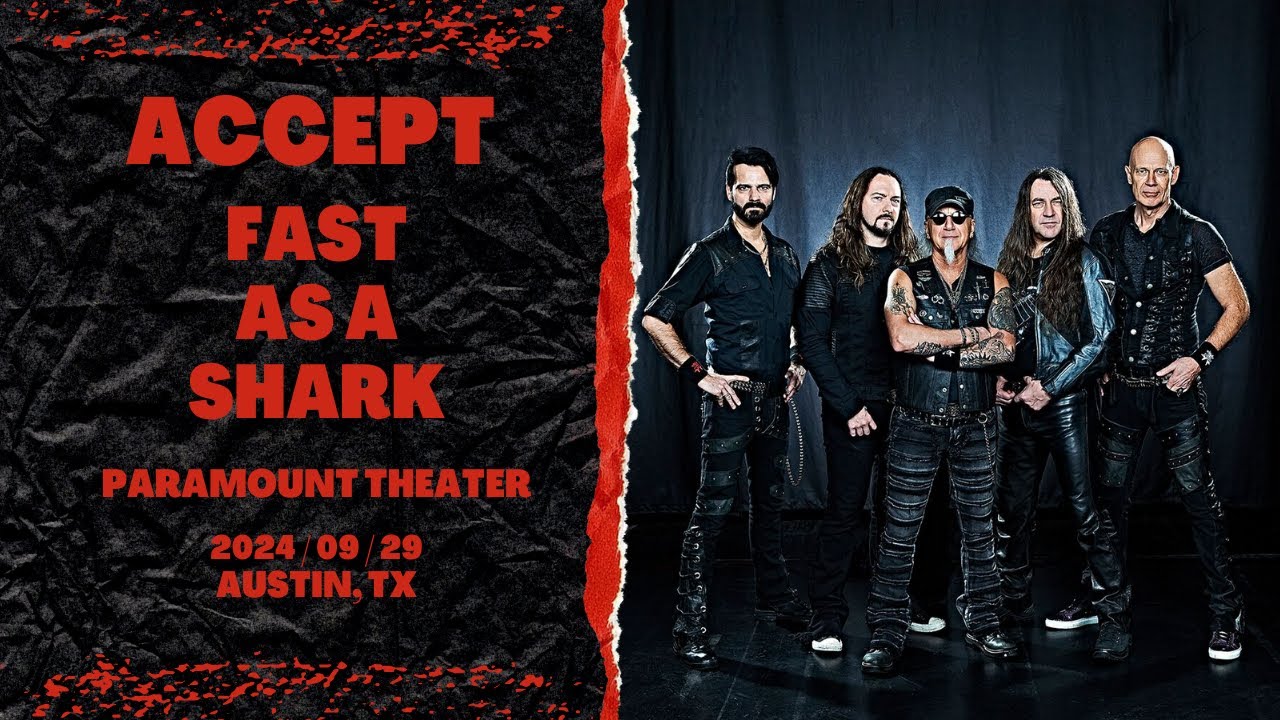 Accept - Fast As A Shark (2024-09-29) Austin, TX - YouTube