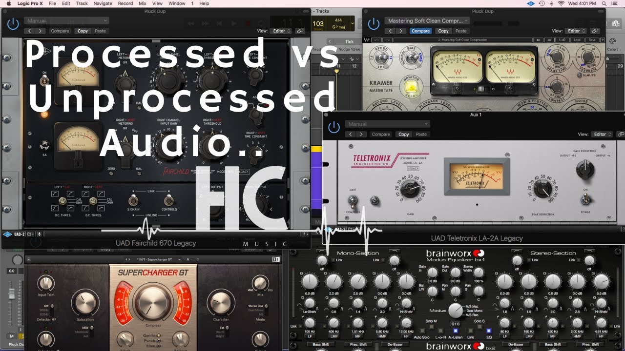 Processed vs Unprocessed Audio (No Talking) - Mixing Tutorial | HC ...