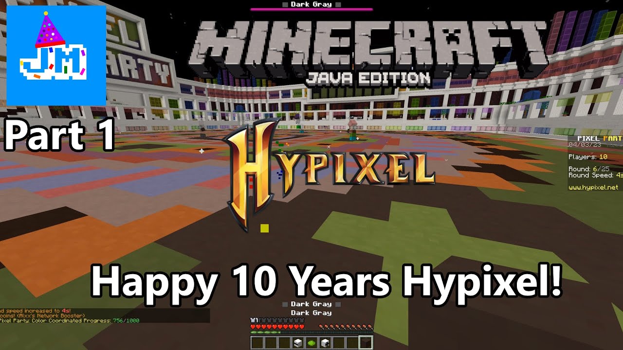 Happy 10 Year Anniversary Hypixel! [Part 1] (Minecraft Java) - YouTube