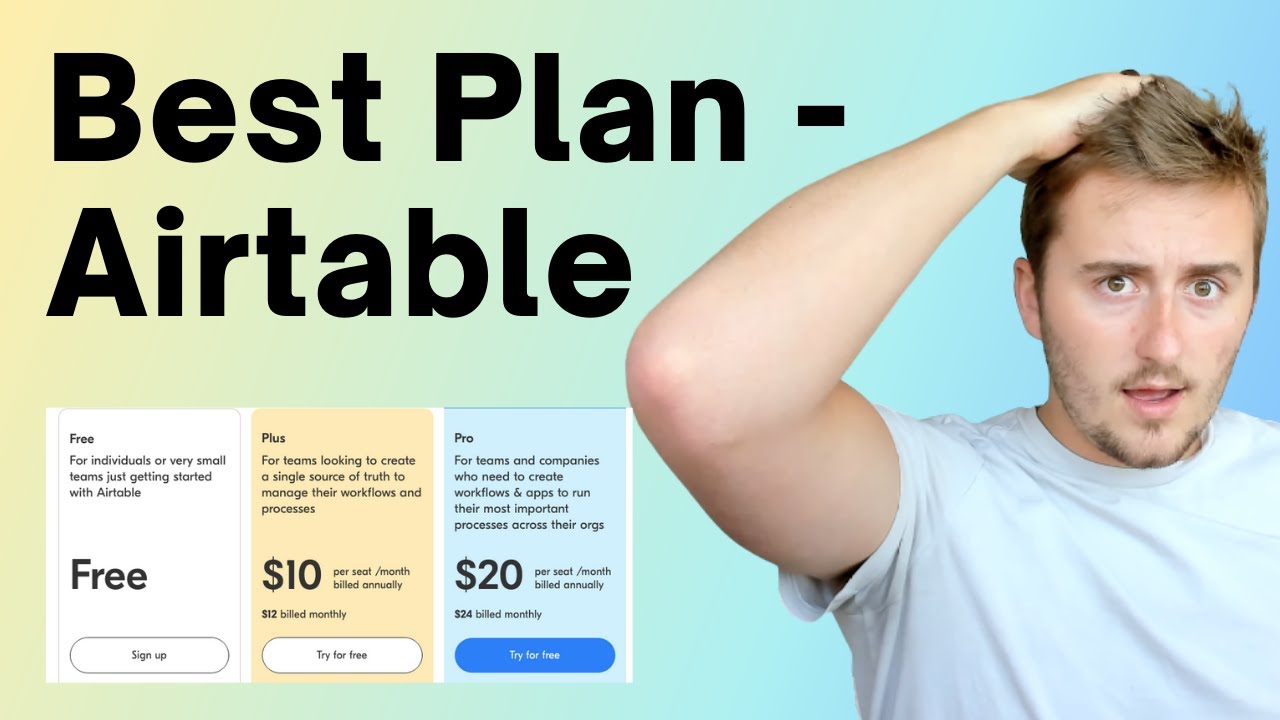 Airtable Pricing Overview - Free Plan, Plus Plan, & Pro Plan Comparison ...