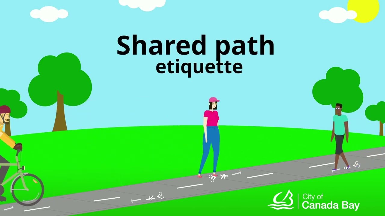 Shared path etiquette - YouTube