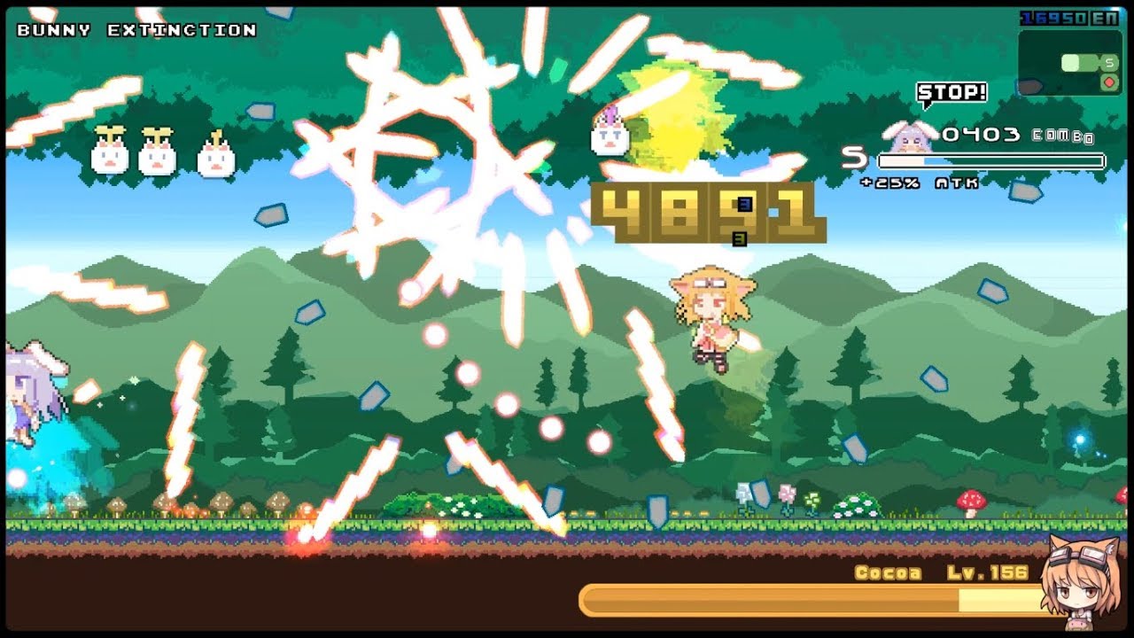 Rabi-Ribi: Cocoa on Bunny Hell+BEX (Lv. 156) - YouTube