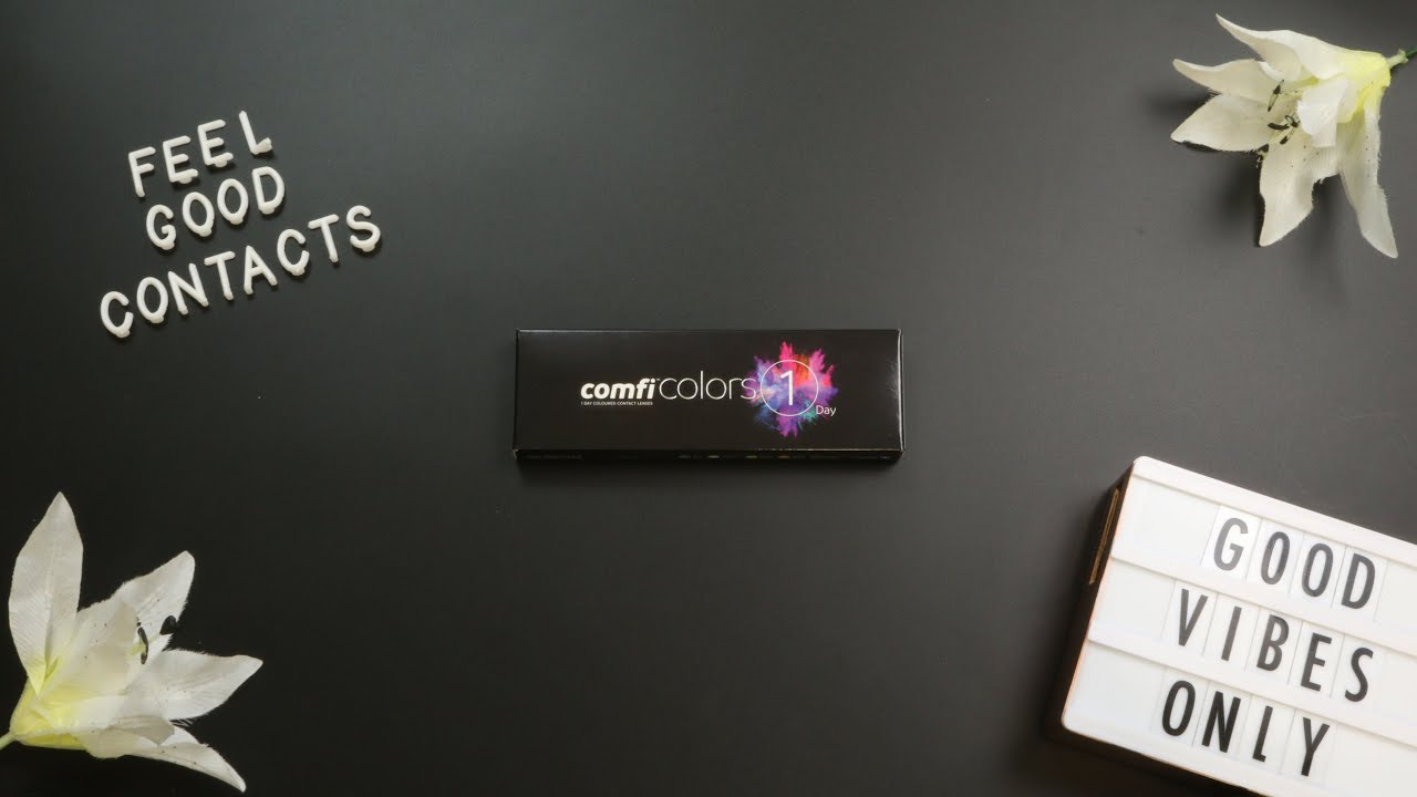 Lentilles comfi Colors 1 Day - Feel Good Contacts - YouTube