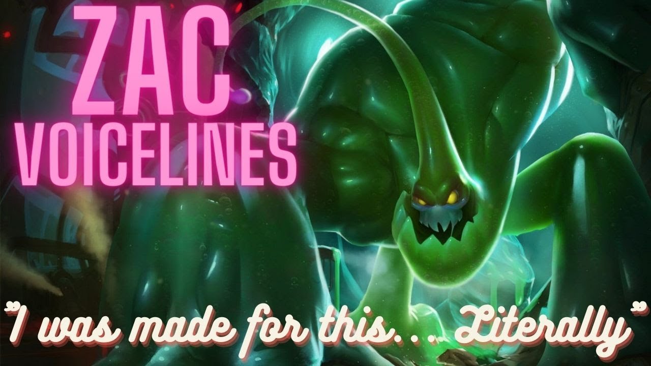 Zac Voice Lines English Subtitled - League of Legends - YouTube