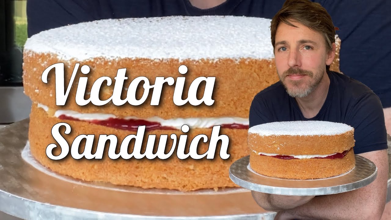 Easy Victoria Sandwich Cake - YouTube