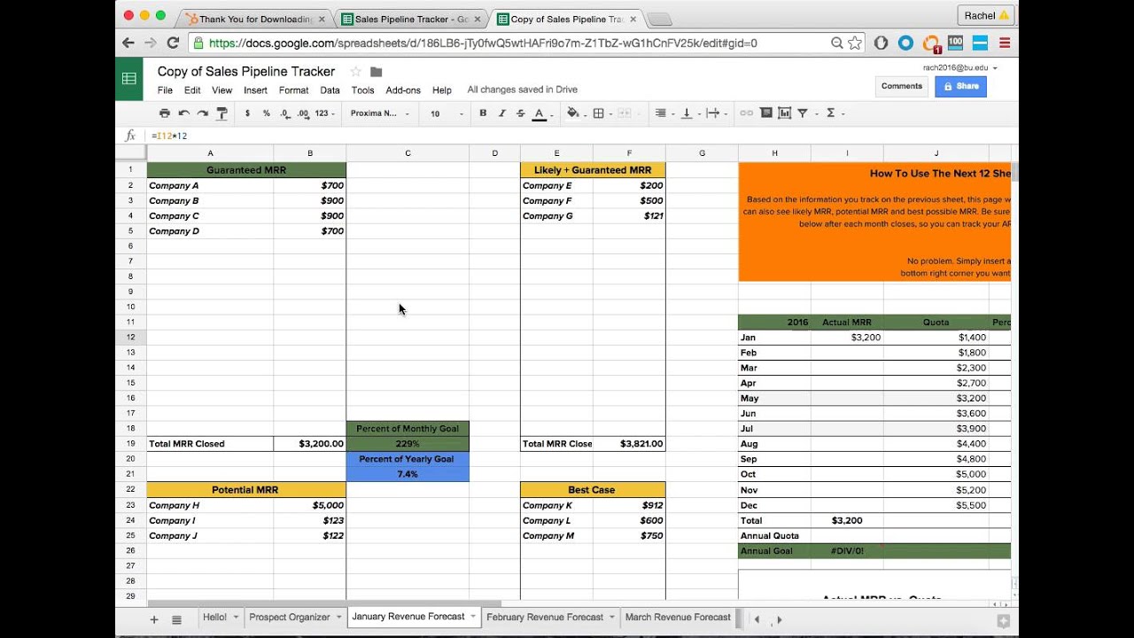 How to use HubSpot's sales pipeline tracker - YouTube