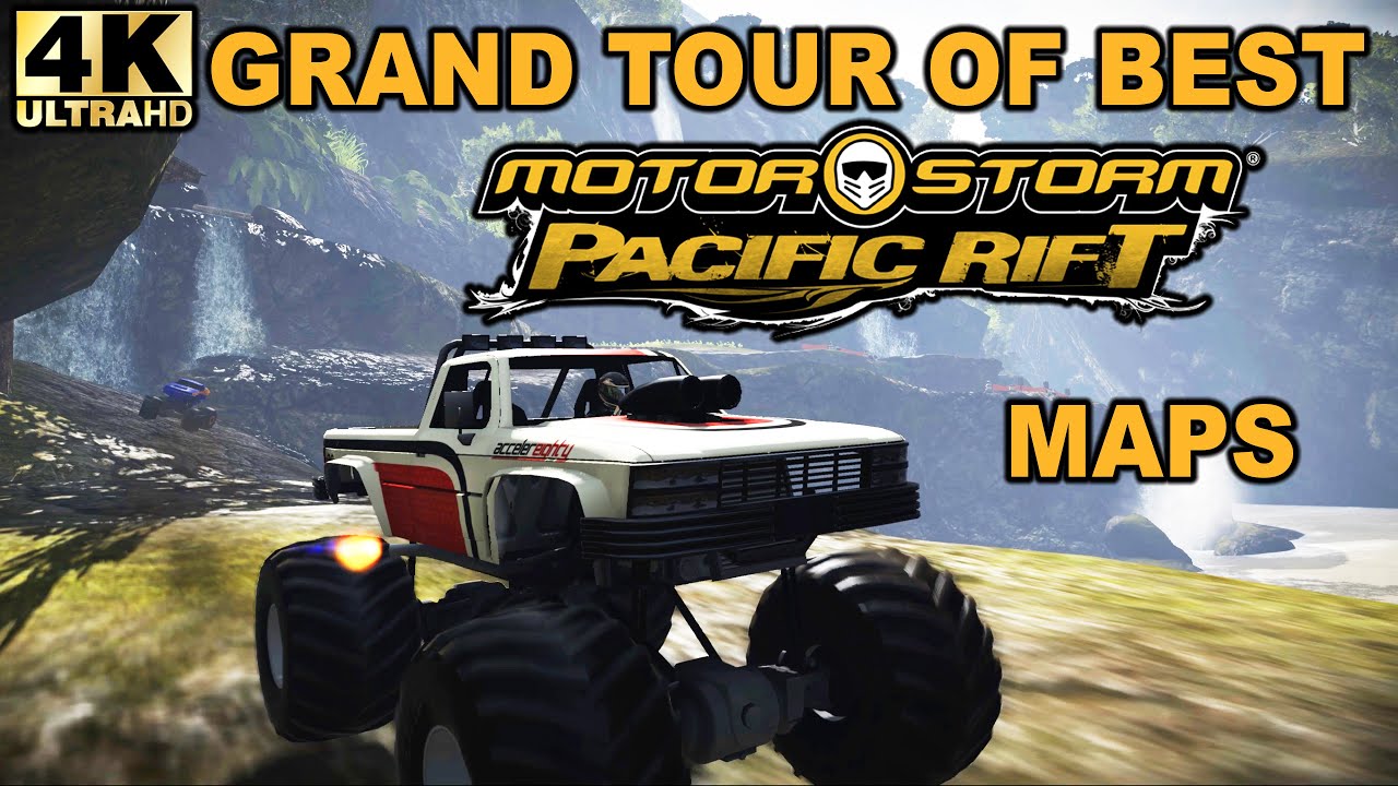 Grand Tour of Best Motorstorm Pacific Rift Maps in 4K! - RPCS3 - YouTube