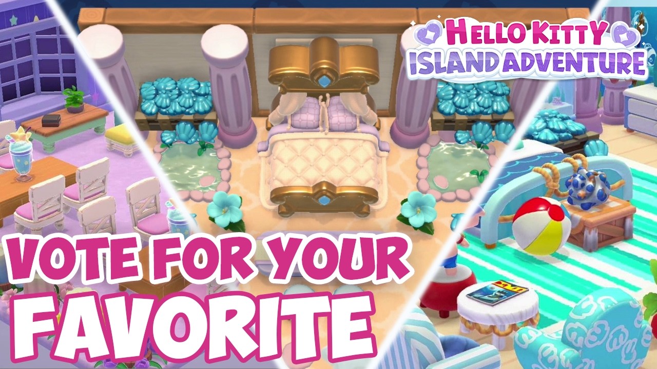 Reviewing YOUR coolest cabins in Hello Kitty Island Adventure - Part 1 ...