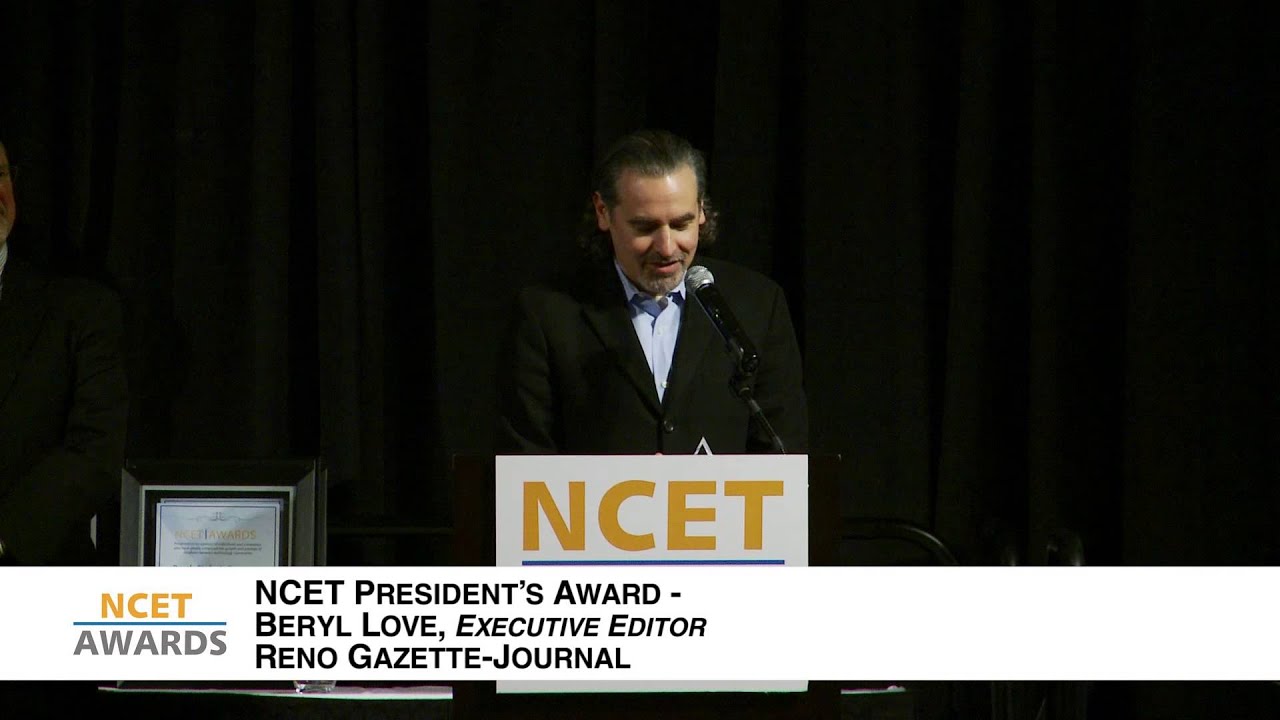 2013 NCET Technology Awards - NCET President's Award : Beryl Love - YouTube