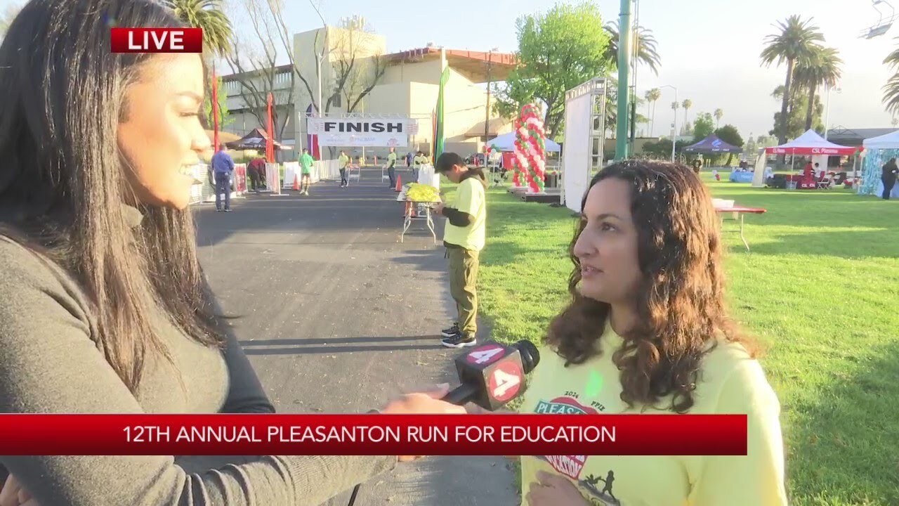 12th annual Pleasanton run for education - YouTube