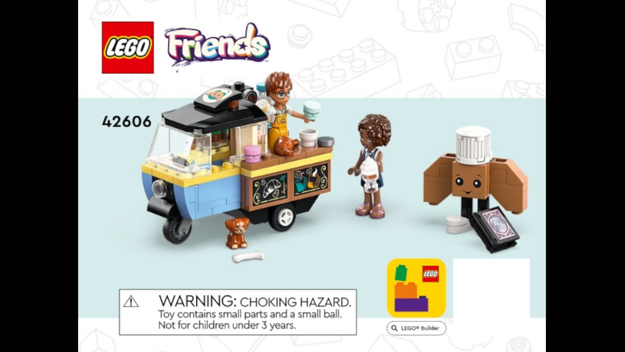 LEGO Instructions | Friends | 42606 | Mobile Bakery Food Cart | General ...